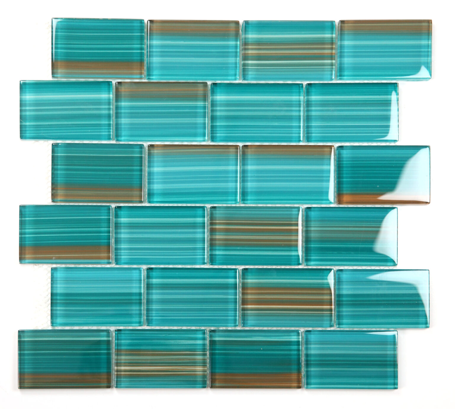 Bamboo 2" x 3" Aqua Glass Pool Tile - Pool Tile, Porcelain Tile ...