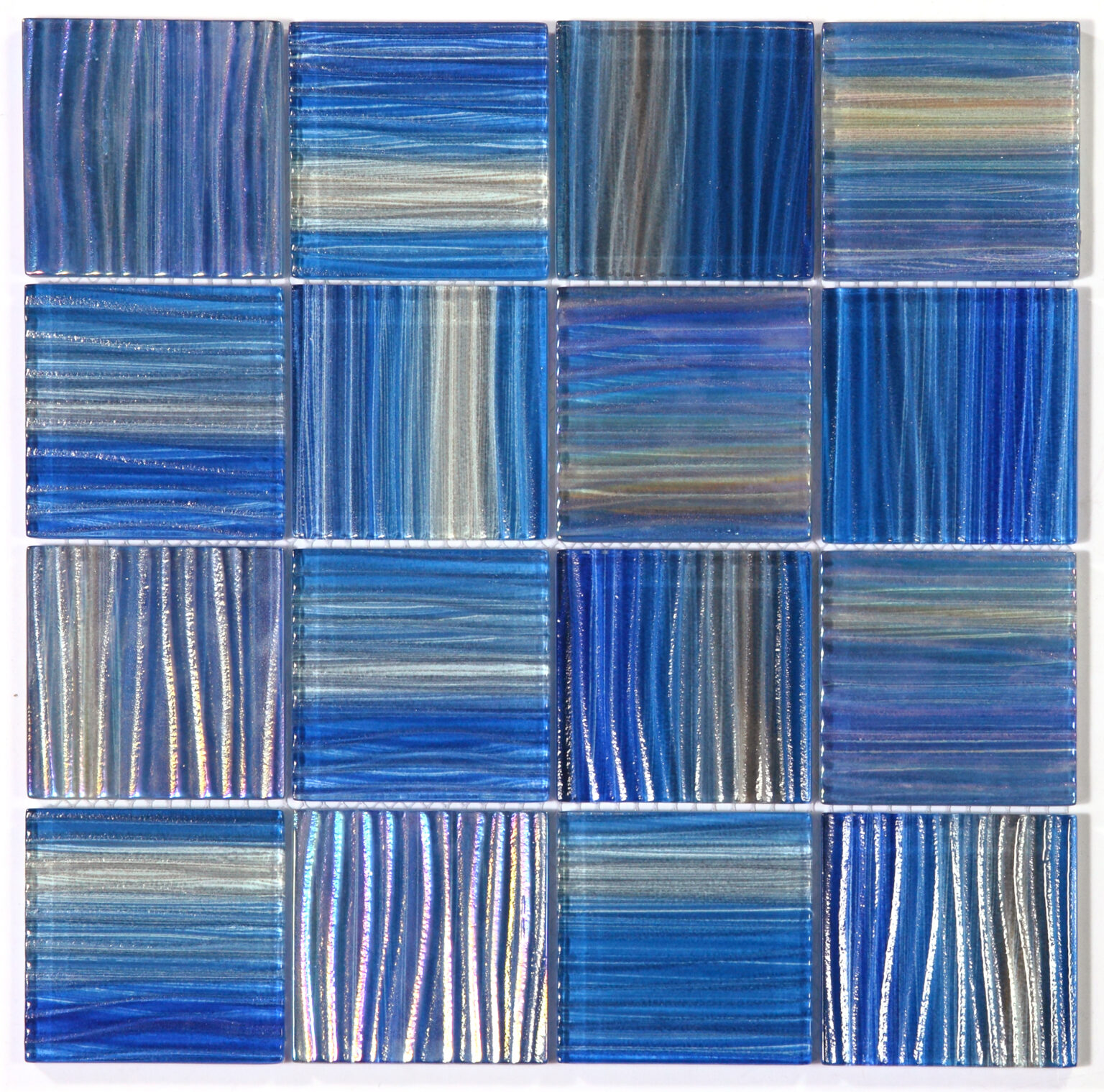 Baikal 3" x 3" Azure Glass Pool Tile - Pool Tile, Porcelain Tile ...