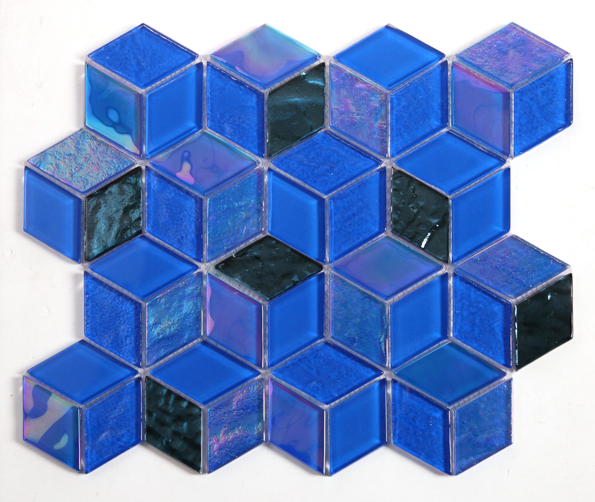 Iridescent Diamond Glass Mosaic Tile - Pool Tile, Porcelain Tile ...