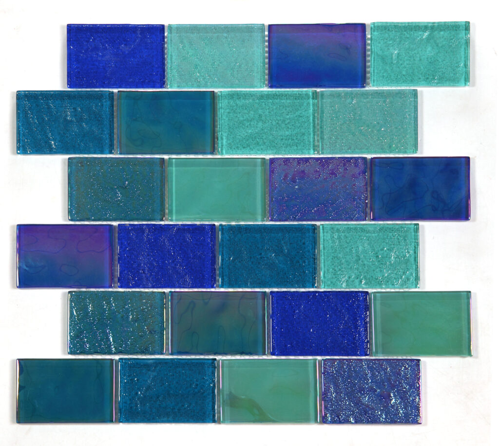 Bali 2" x 3" Glass Pool Tile - Pool Tile, Porcelain Tile & Mosaic Tile