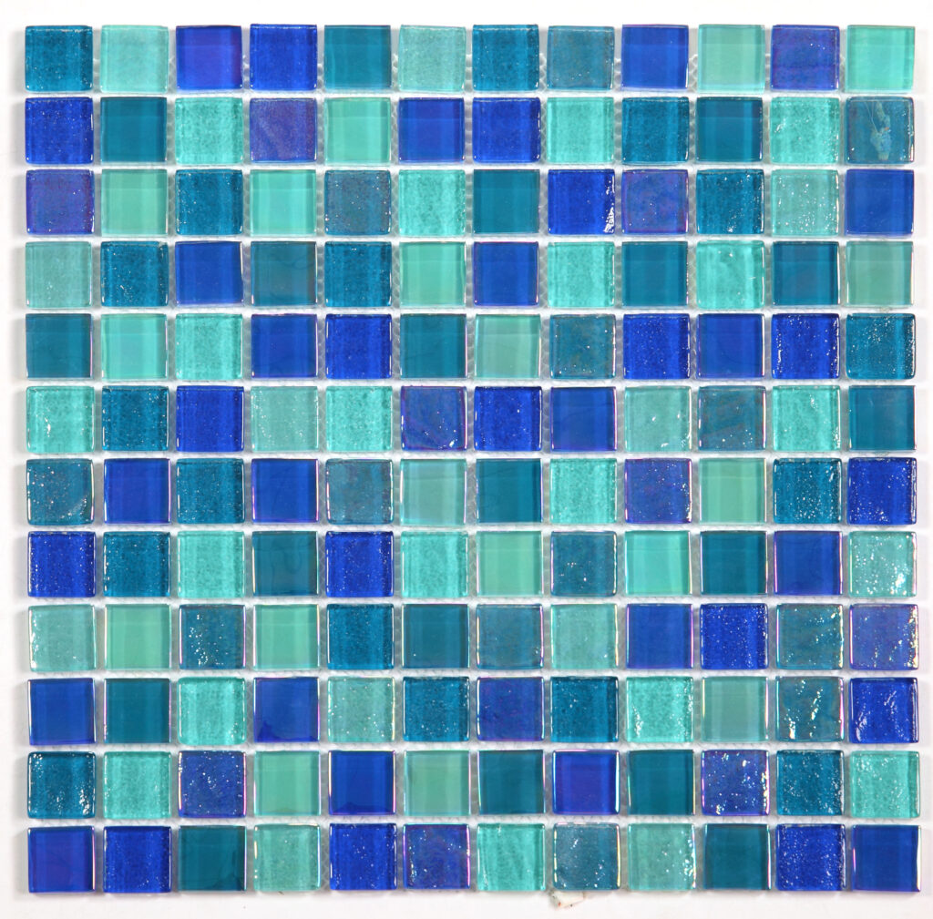 Bali 1" x 1" Glass Swimming Pool Tile - Pool Tile, Porcelain Tile ...