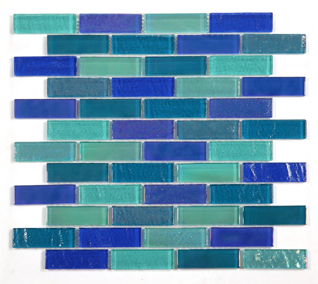 Bali 1" x 3" Glass Pool Tile - Pool Tile, Porcelain Tile & Mosaic Tile