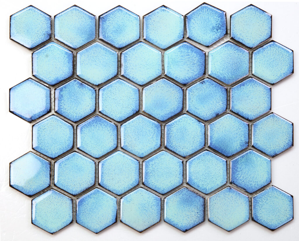Nebula Hexagon Mosaic Tile - Pool Tile, Porcelain Tile & Mosaic Tile