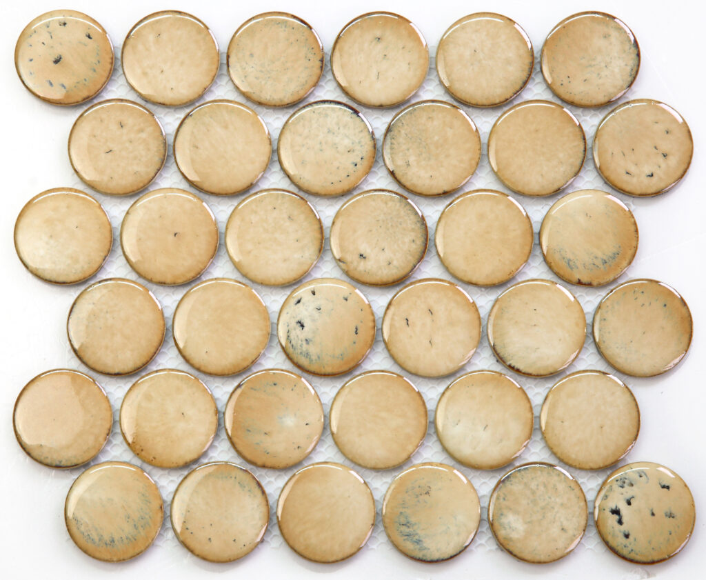 Nebula Penny Round Porcelain Tile - Pool Tile, Porcelain Tile & Mosaic Tile