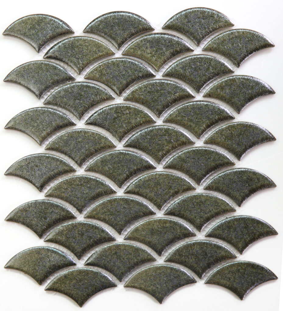 Nebula Fish Scale Porcelain Tile - Pool Tile, Porcelain Tile & Mosaic Tile