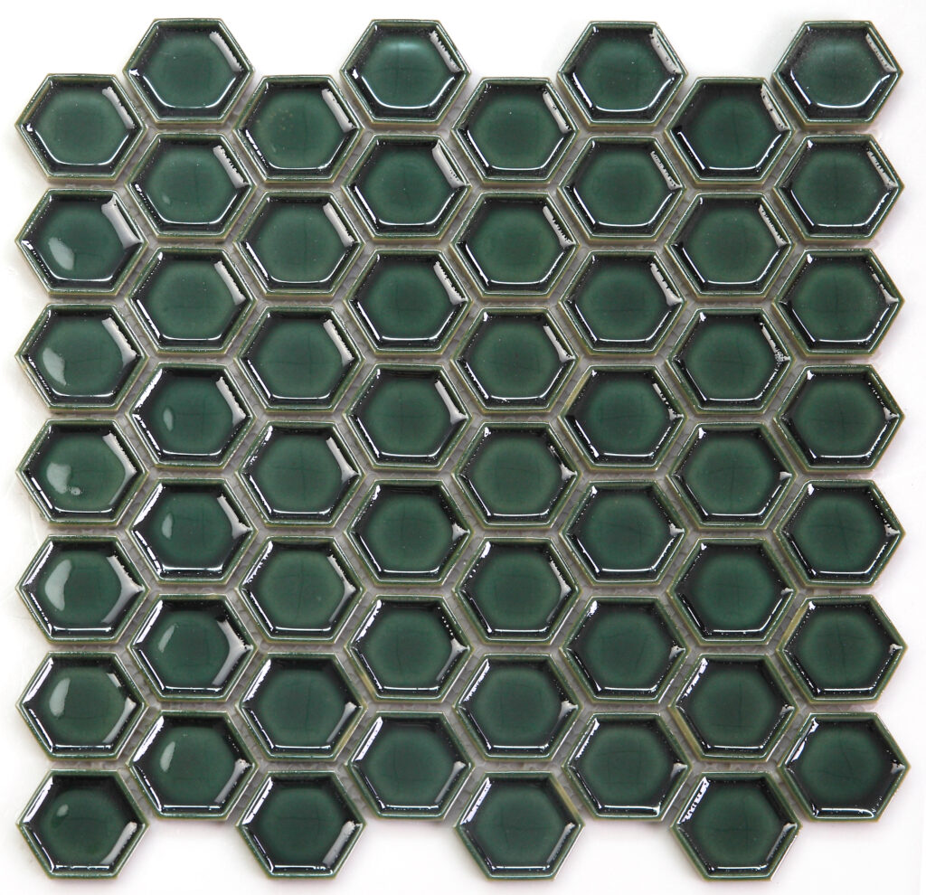 Nebula Porcelain Tile in Hexagon Look - Pool Tile, Porcelain Tile ...