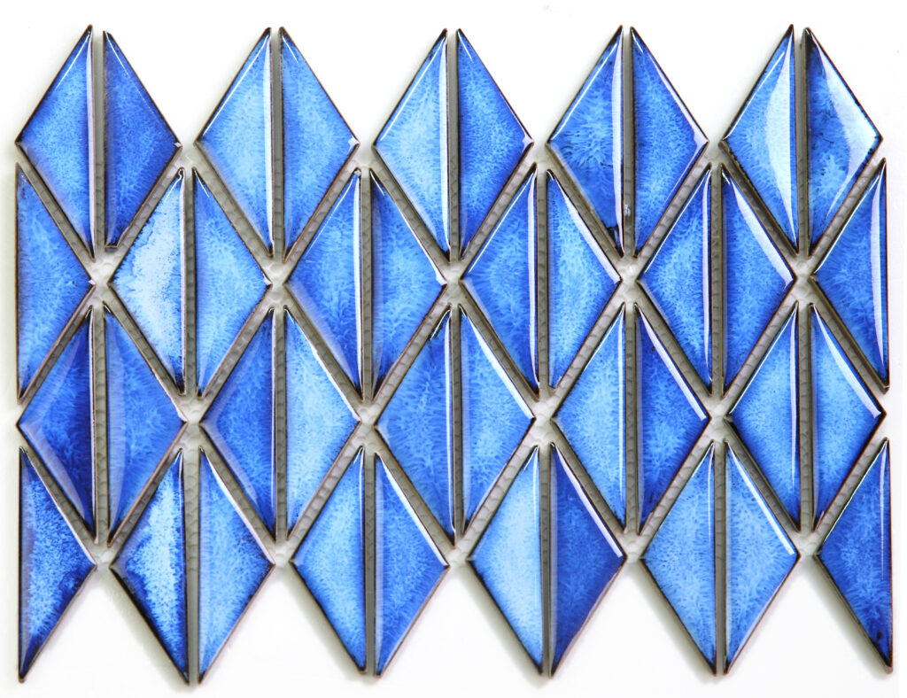 Nebula Triangle Porcelain Tile - Pool Tile, Porcelain Tile & Mosaic Tile