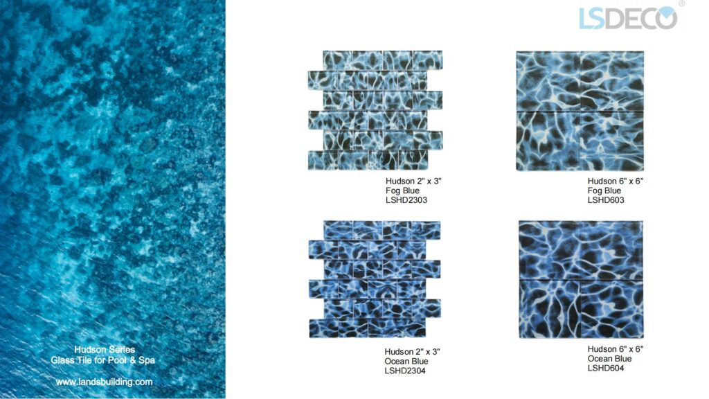 Hudson Glass Pool Tile - Pool Tile, Porcelain Tile & Mosaic Tile